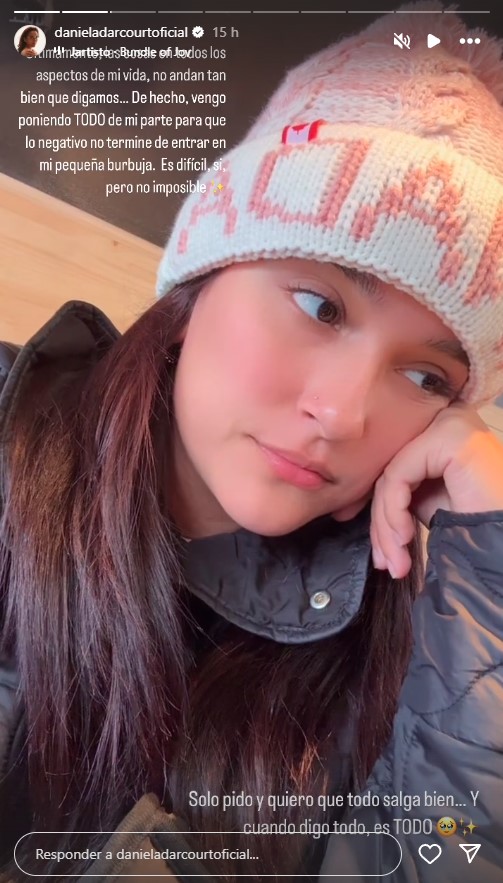 Daniela Darcourt preocupa a sus seguidores con curioso mensaje: “Solo ...